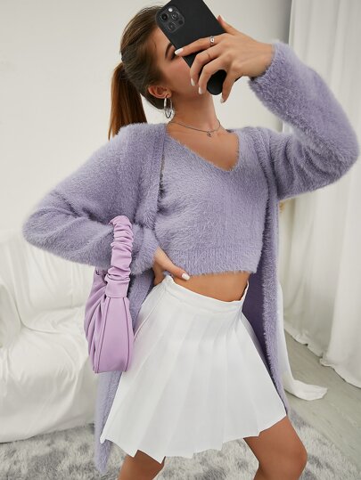 Search fuzzy cardigan | SHEIN USA