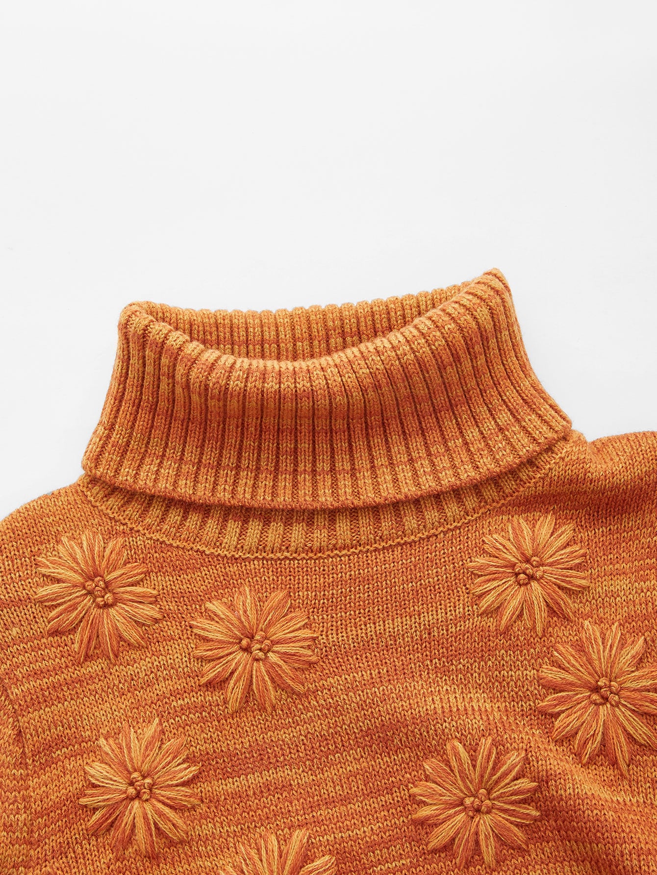 SHEIN Unity Wool Blend Marled Knit Sweater | SHEIN USA