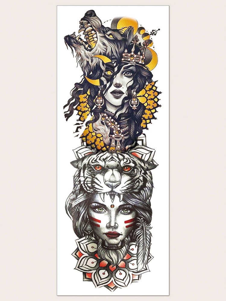 1sheet Girls Pattern Tattoo Sticker | SHEIN ASIA