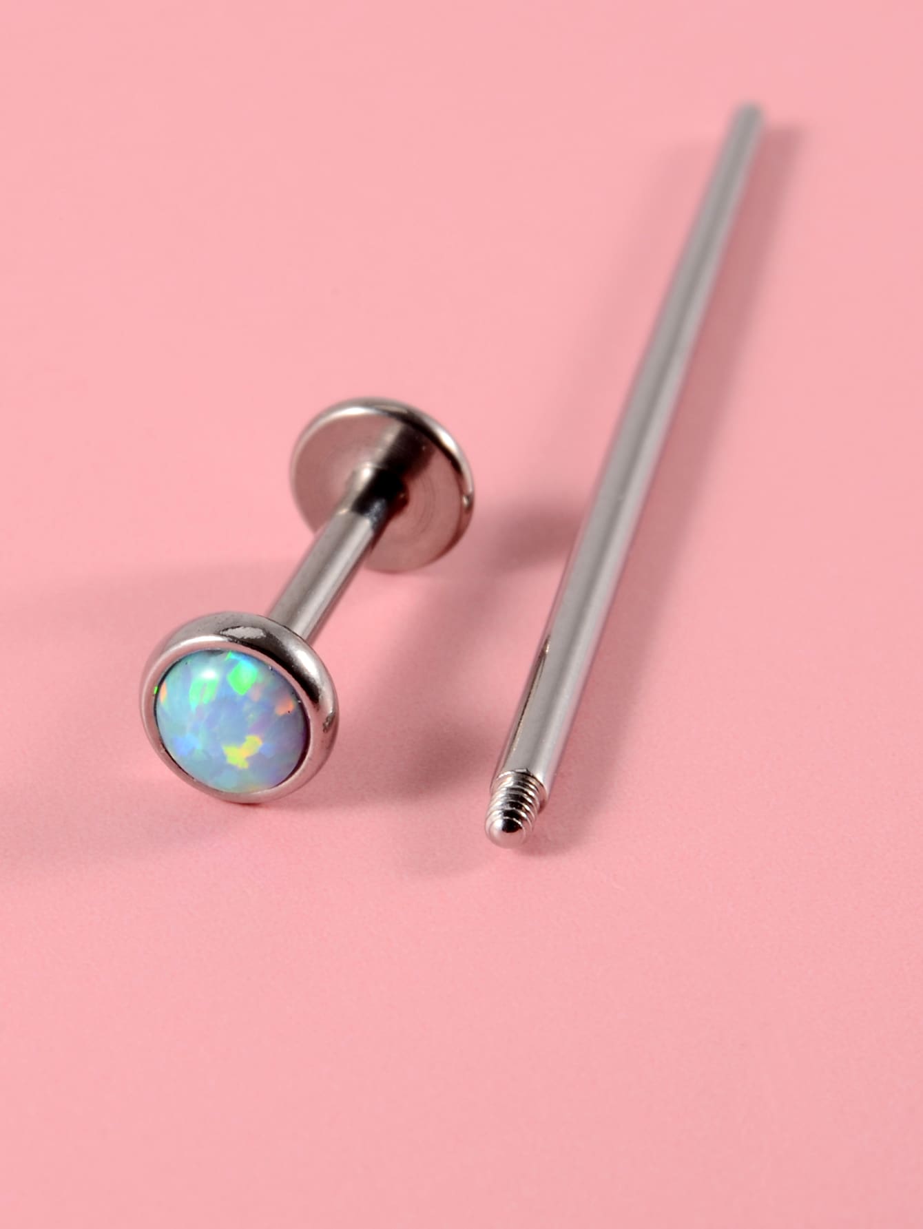 Labret Lippenring mit Hilfswerkzeug, Edelstahl, modisch, Punk ...