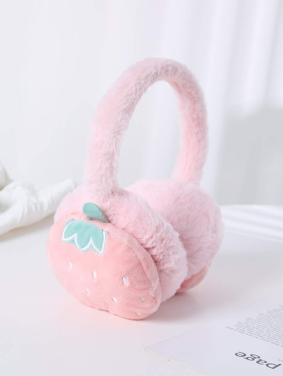 Fruit Design Fluffy Earmuffs | SHEIN USA