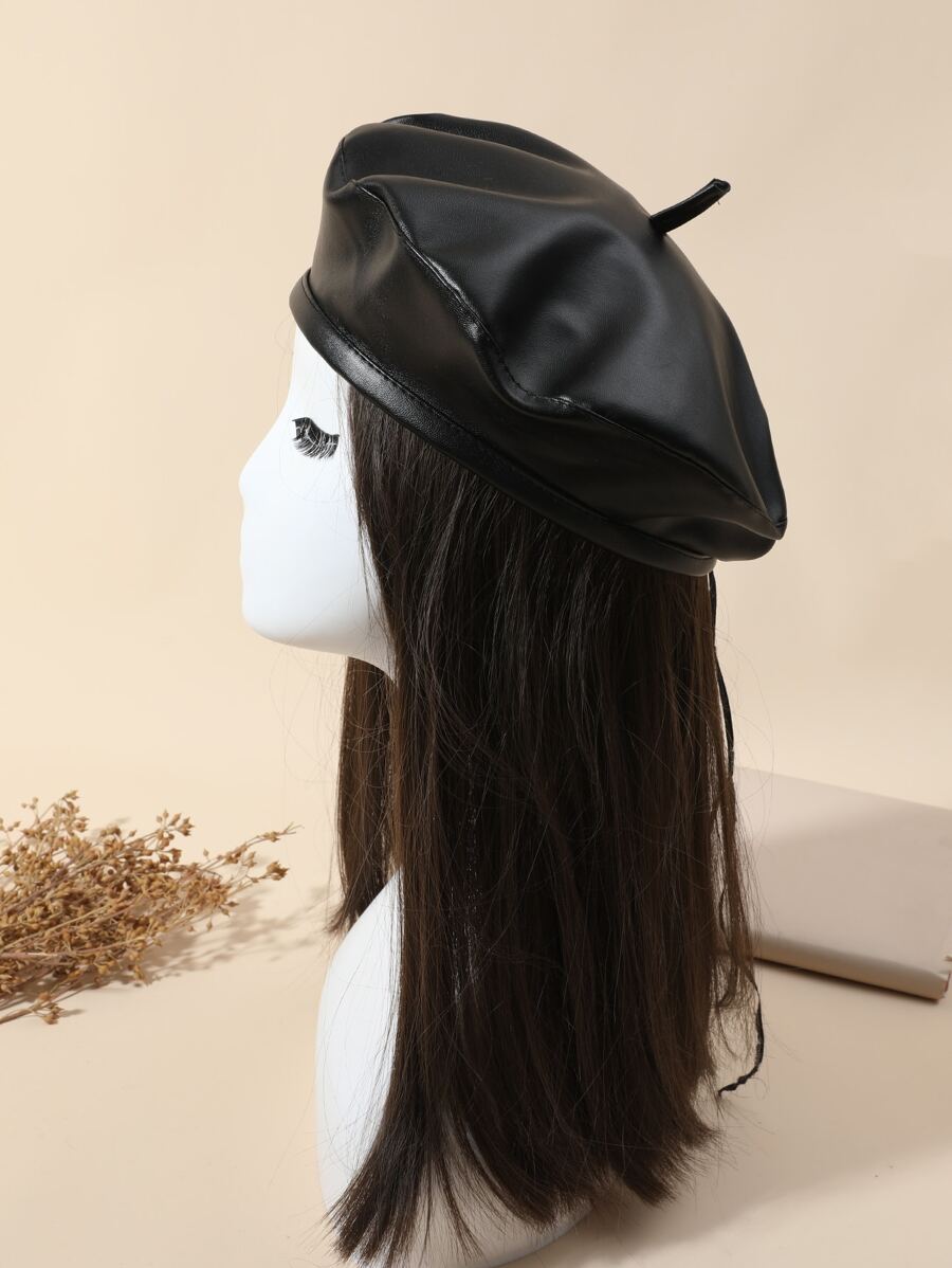 1pc Minimalist Solid Beret | SHEIN