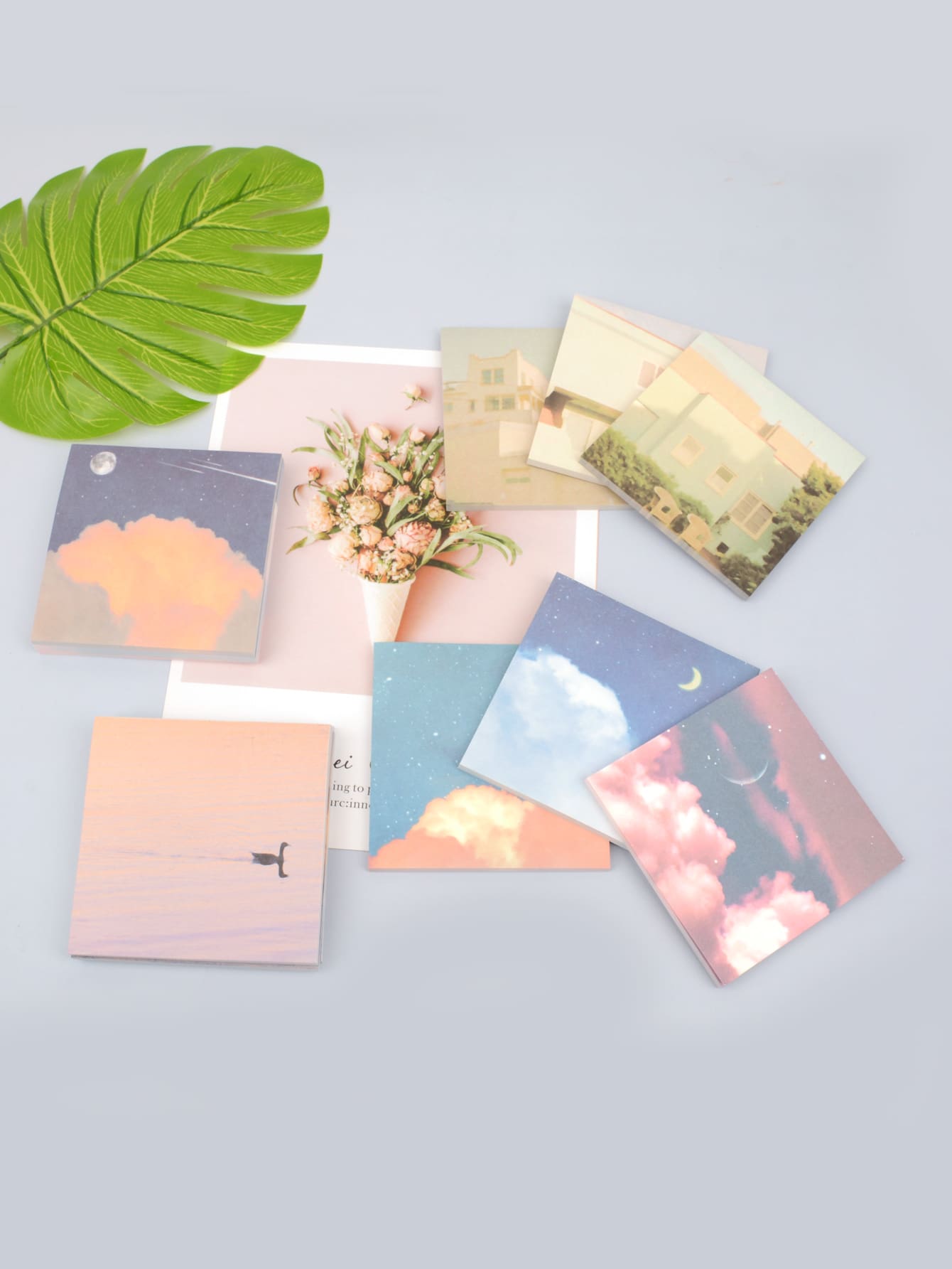 1pc Scenery Pattern Random Sticky Note | SHEIN USA