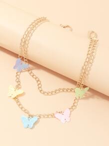 Butterfly Charm Layered Pant Chain | SHEIN USA