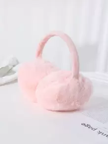 1pc Solid Plush Earmuffs For autumn and winter | SHEIN USA