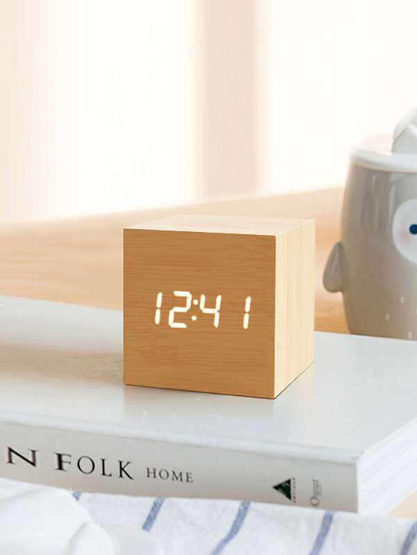 1pc Square Multifunction Digital Clock | SHEIN USA