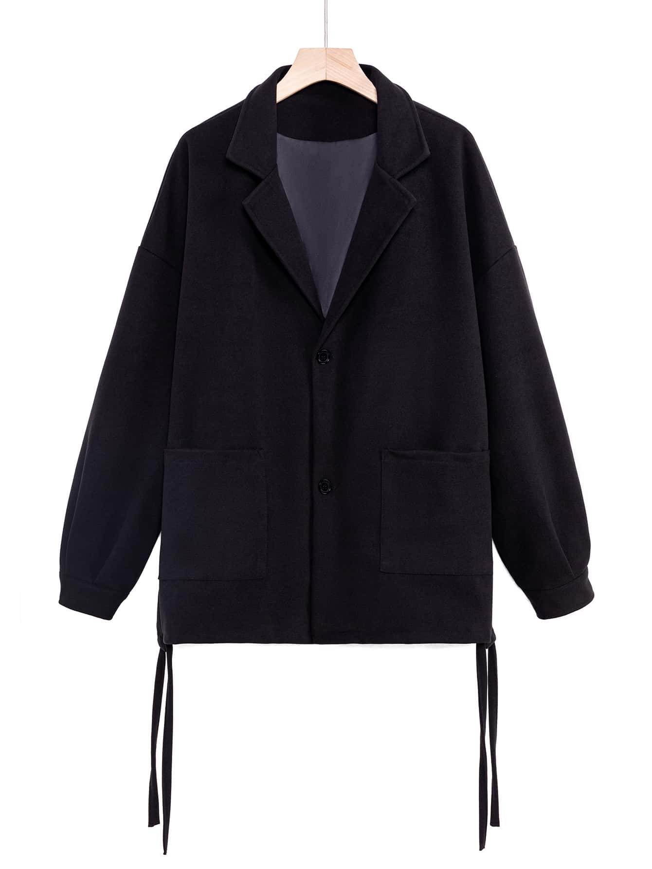 Men Knot Hem Drop Shoulder Blazer | SHEIN USA