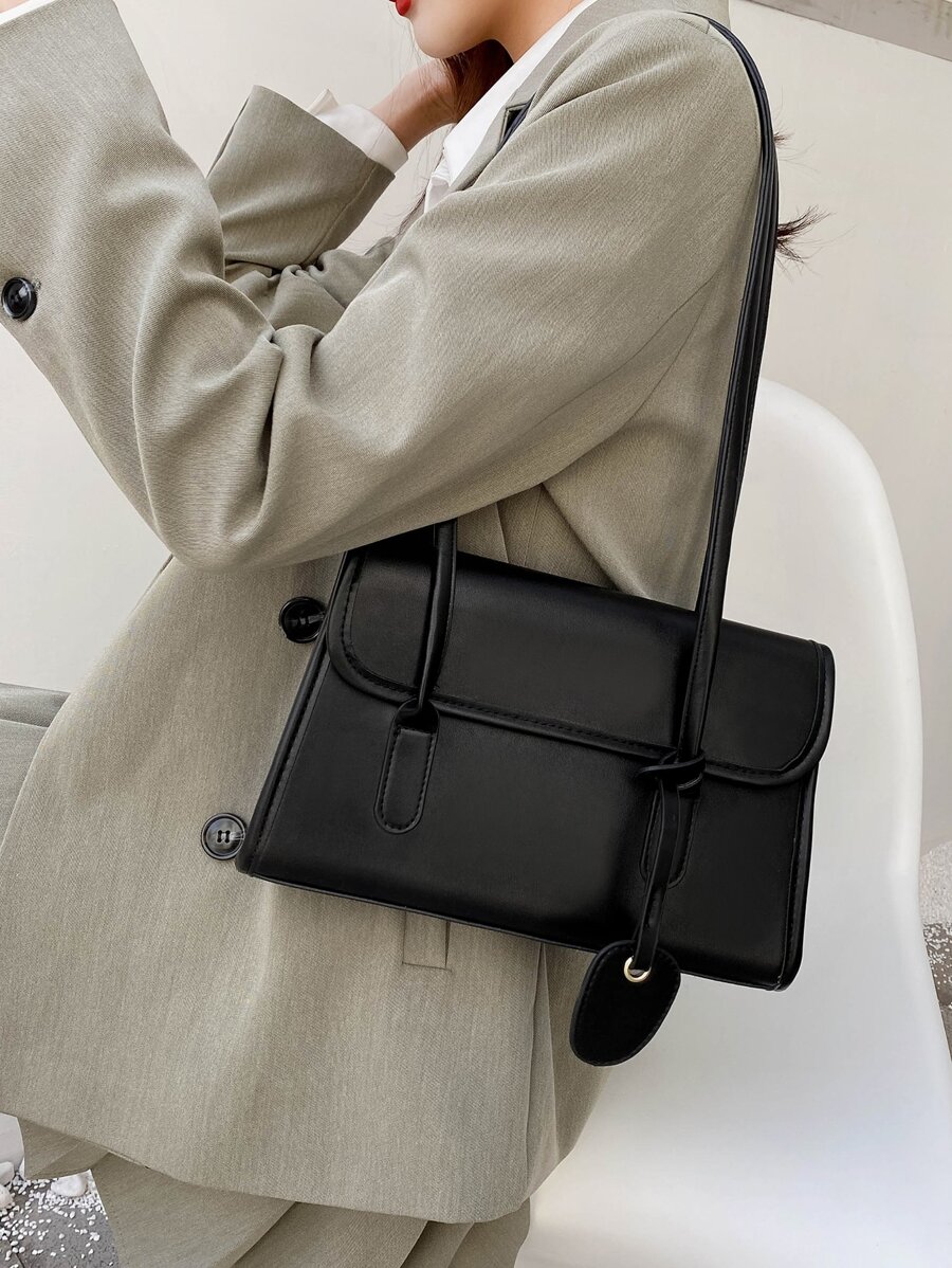 Minimalist Snap Button Bag | SHEIN USA
