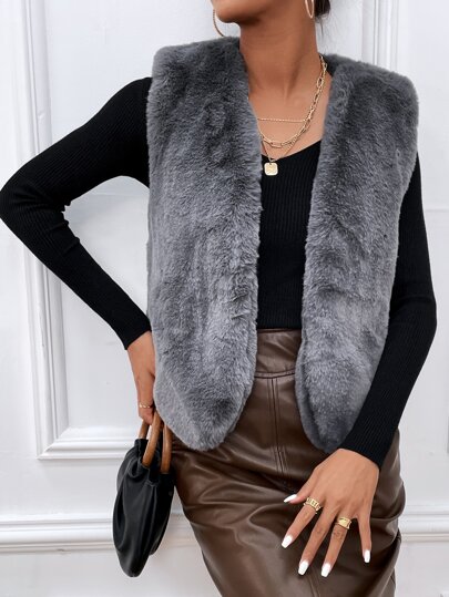 Women Faux Fur Coats | Fashion Women Faux Fur Coats | SHEIN USA