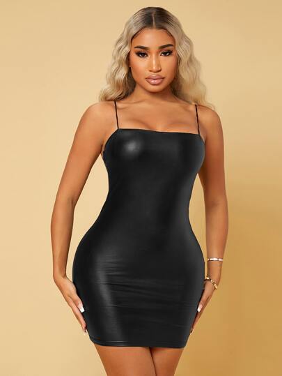 Faux Leather Dresses | Fashion Faux Leather Dresses | SHEIN USA