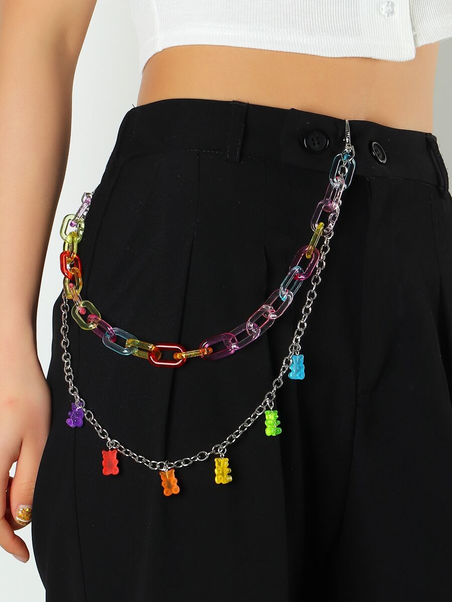Bear Charm Chain Belt | SHEIN USA