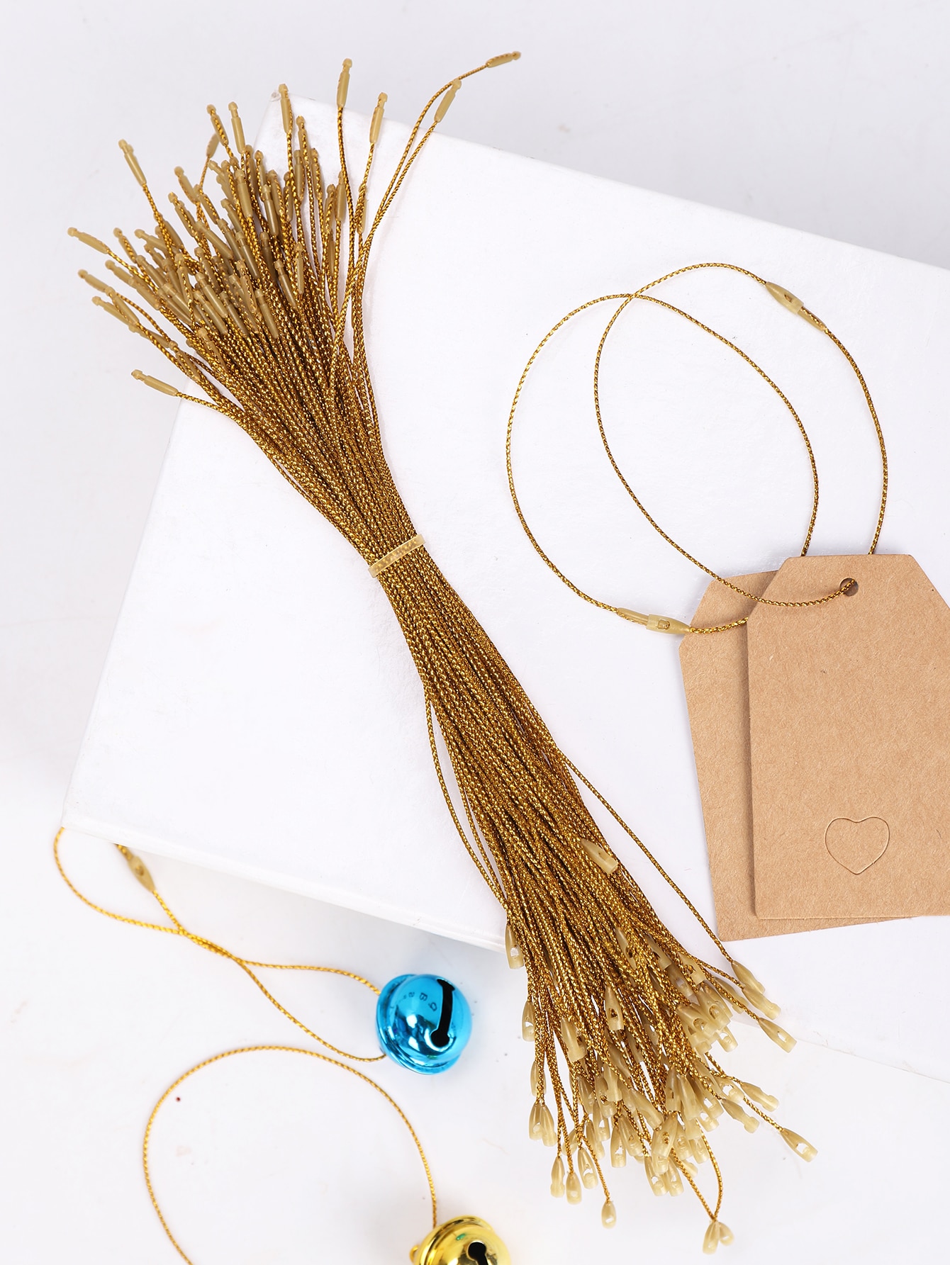 100pcs Plain Gift Tag Line