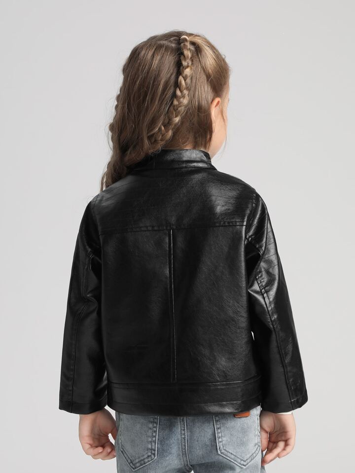 Little Girls Leather Jacket