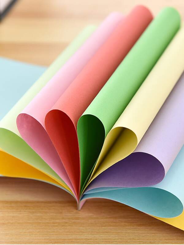 100pcs Colored Paper, Craft Origami Paper DIY Printer Paper Copy Paper ...