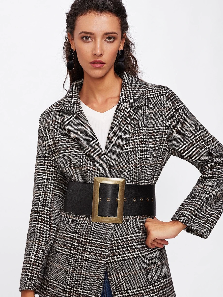 Oversized Square Buckle Belt | SHEIN USA