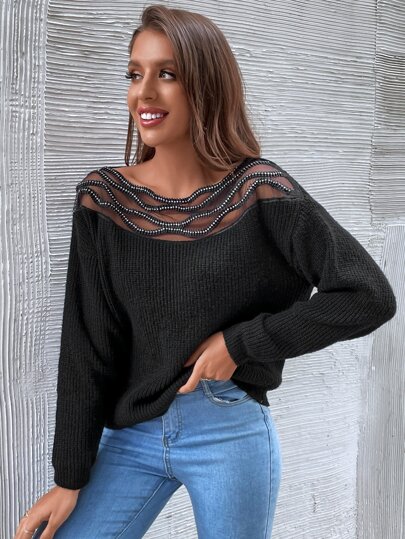 Search Mesh Yoke Tassel Shein Usa