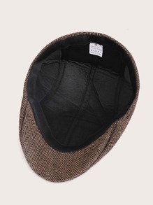 1pc Black Leisure Men's Outdoor Travel Autumn Winter Warm Forward Hat ...