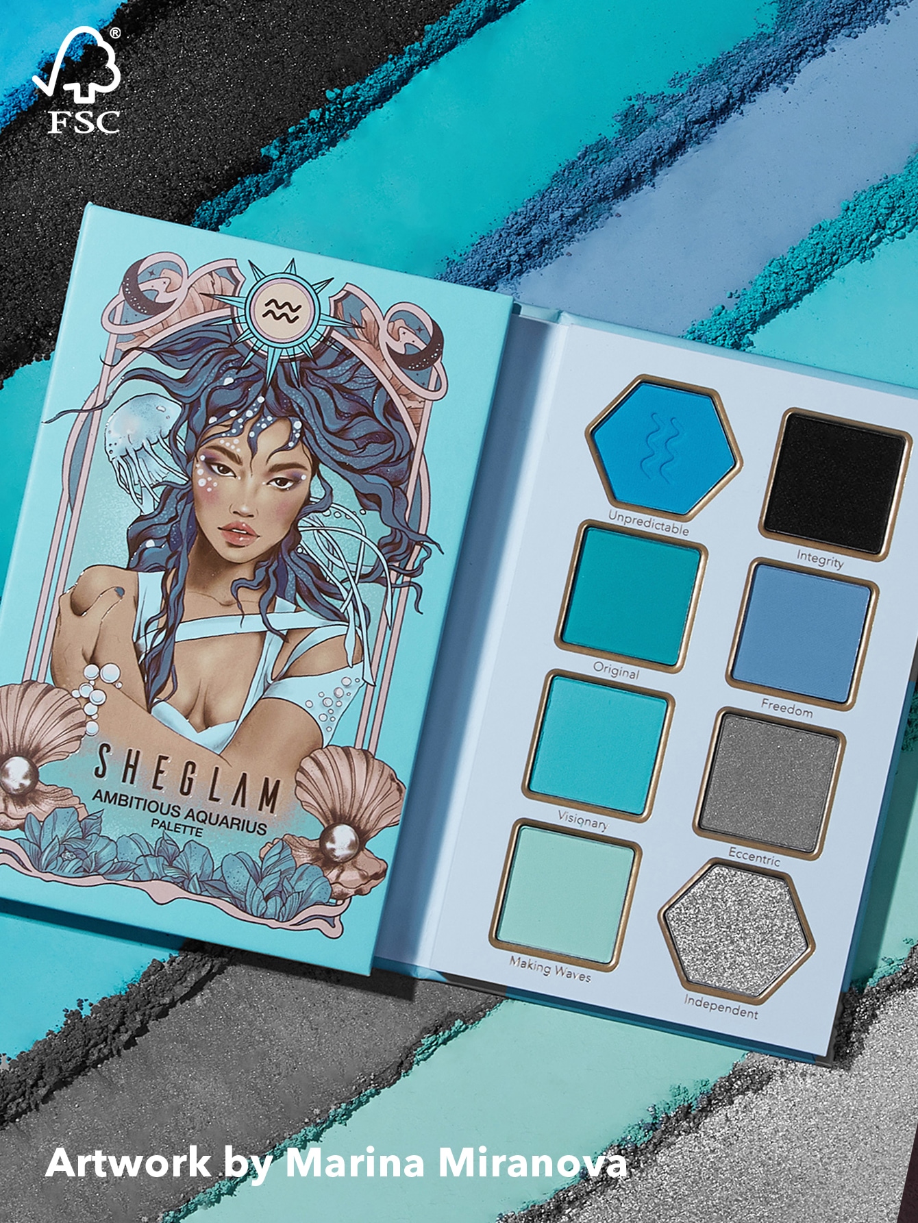 SHEGLAM AMBITIOUS AQUARIUS Palette