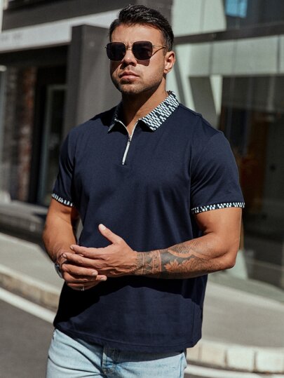 Shop Men's Polo Shirts | Trendy Fashion | SHEIN USA