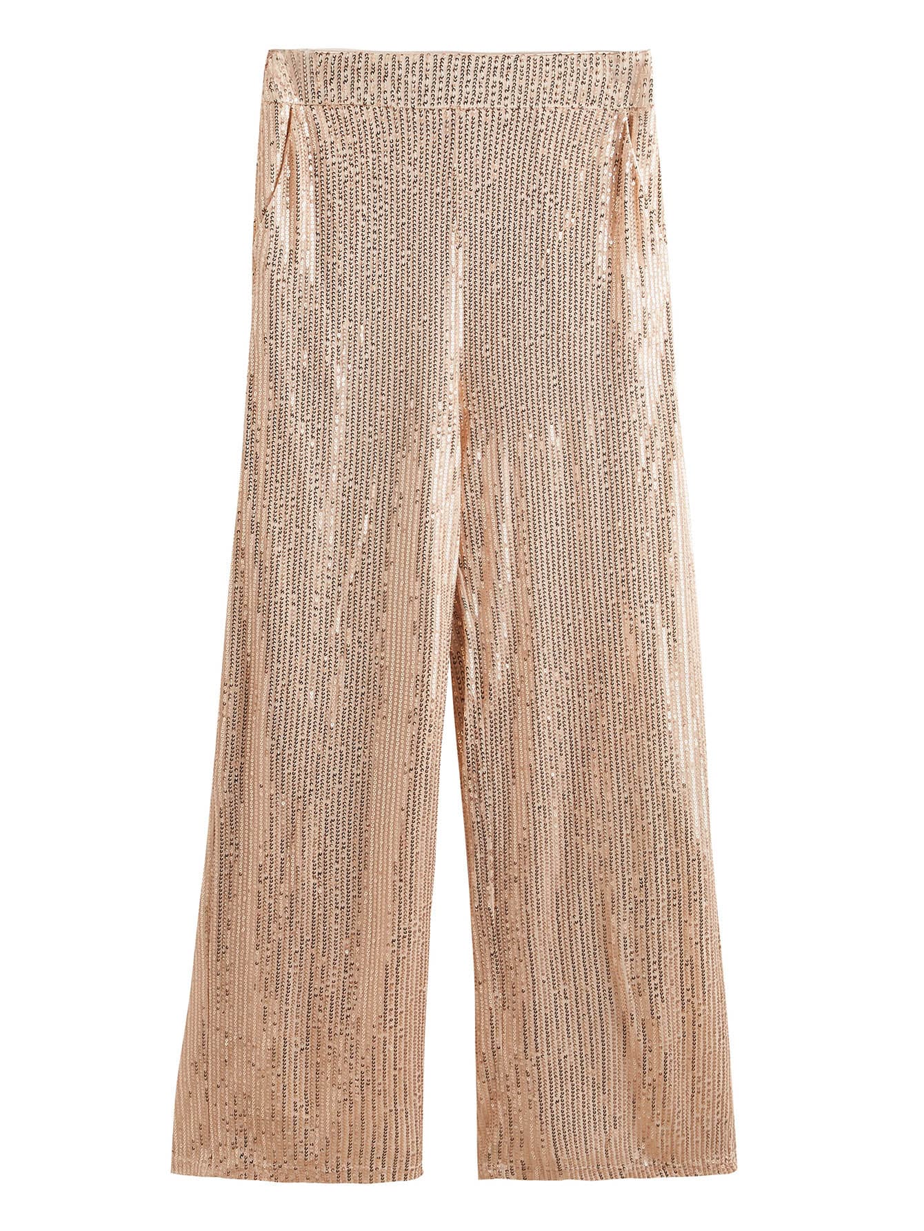 SHEIN Sequin Relaxed Fit Top & Pants Set | SHEIN USA