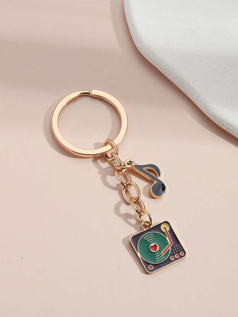 Musical Note Charm Keychain | SHEIN USA