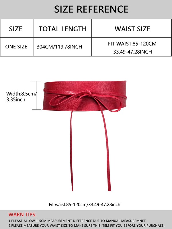 Plus Wrap Wide Belt | SHEIN USA