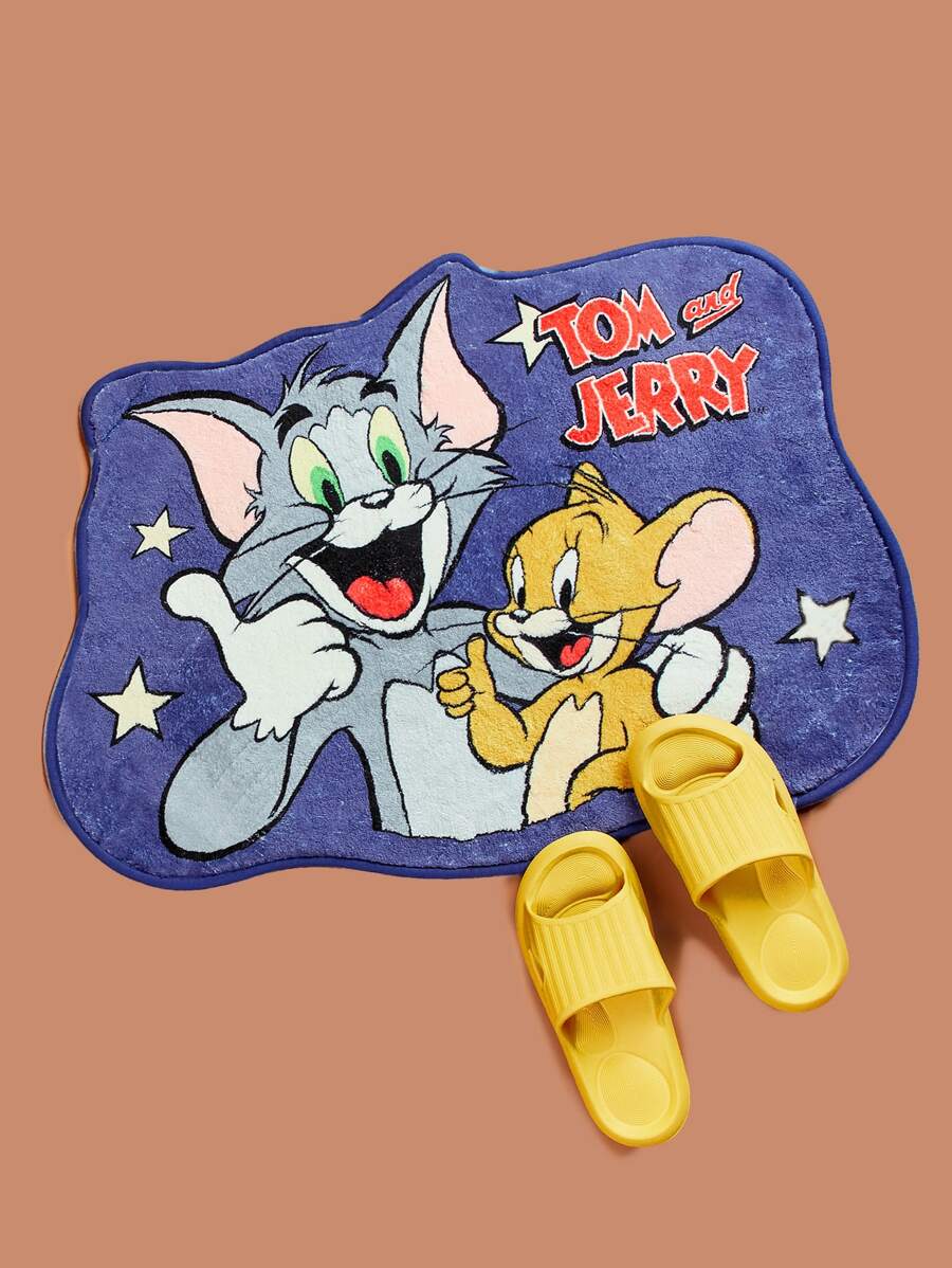 TOM & JERRY X SHEIN Cartoon Graphic Rug | SHEIN USA