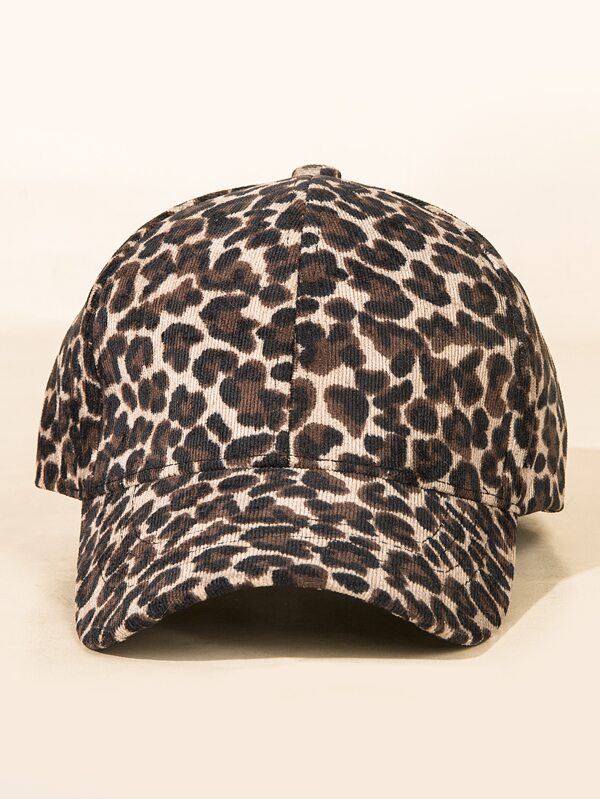 Leopard Print Baseball Cap | SHEIN USA