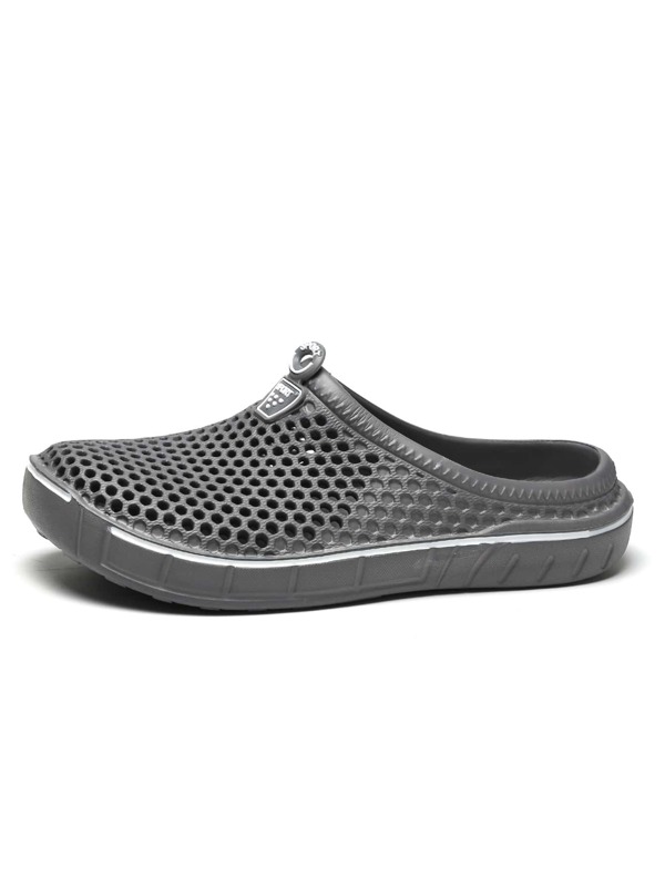Men Letter Graphic Hollow Out Design Vented Clogs | SHEIN USA