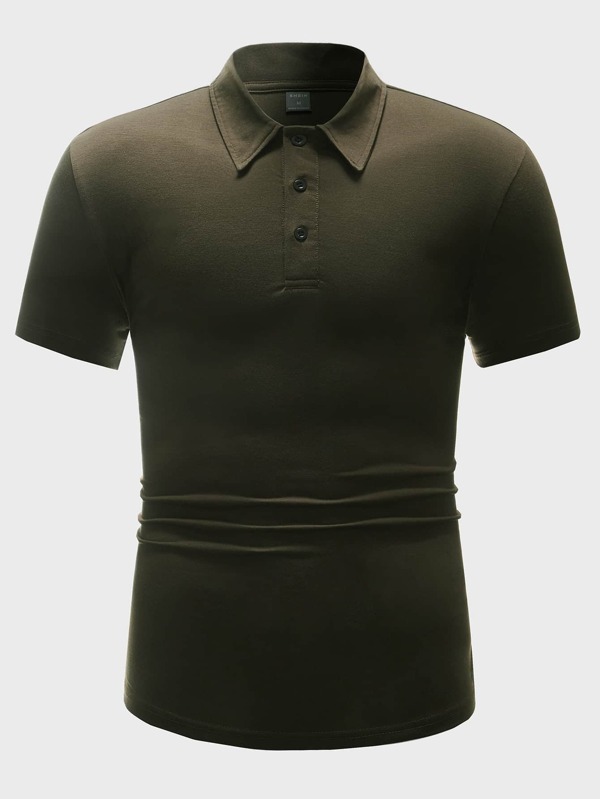 Manfinity Men Solid Polo Shirt | SHEIN USA