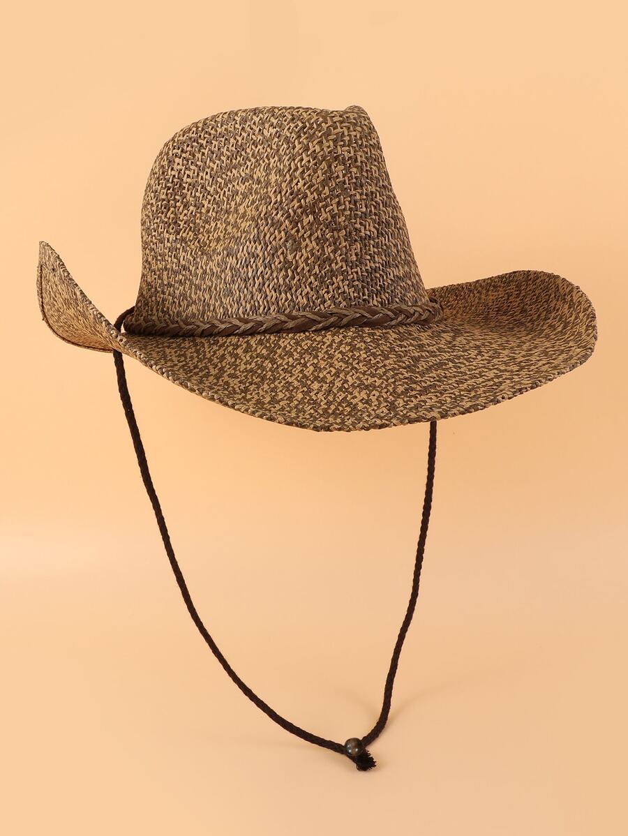 Woven Straw Hat Cowboy Hat | SHEIN USA