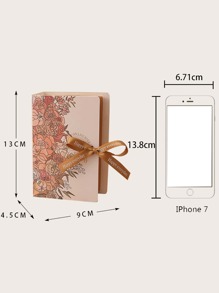 1pc Flower Print Gift Box, Creative Candy Box, Multifunction Treat Box ...