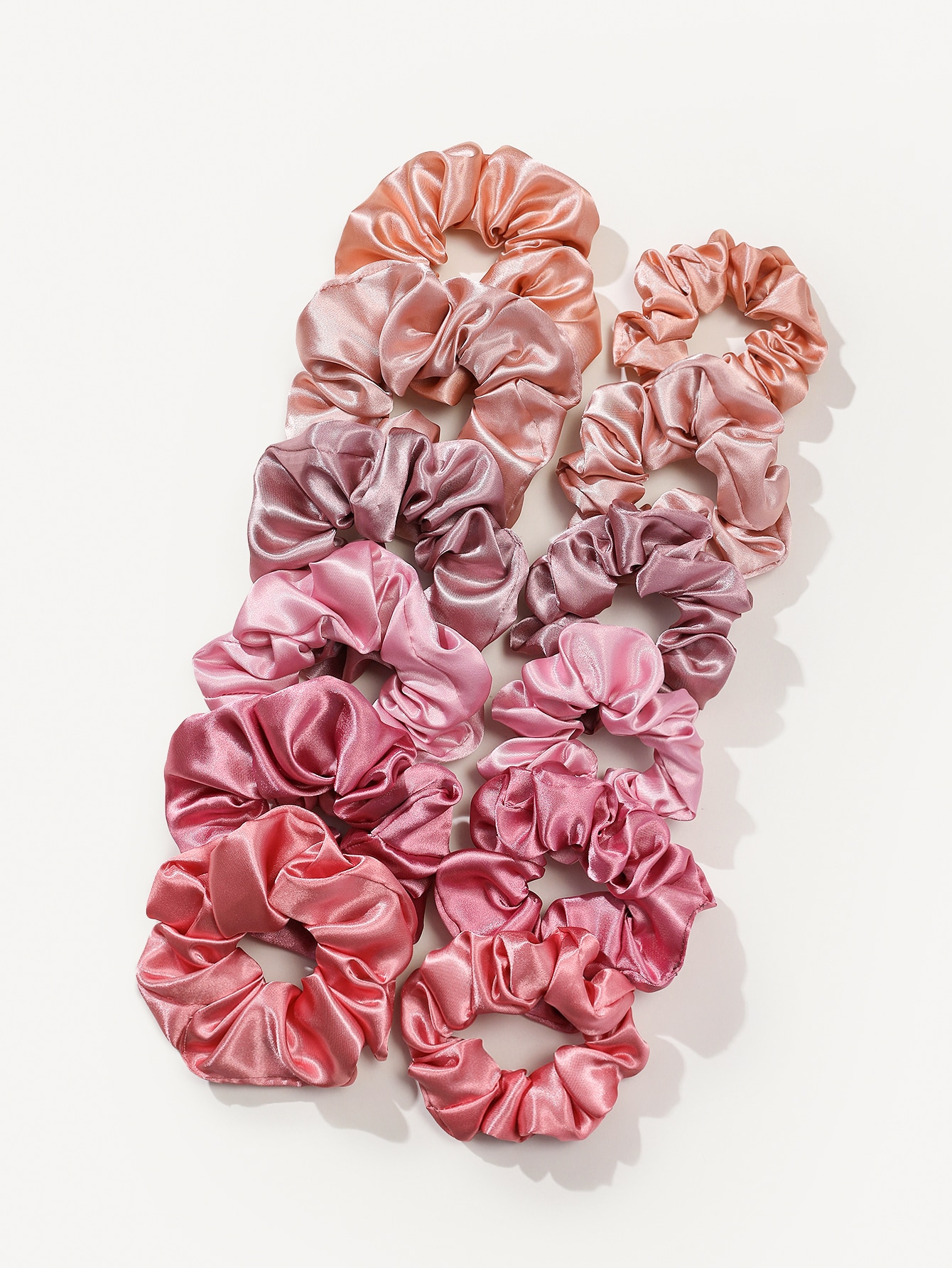 12pcs Minimalist Solid Scrunchie