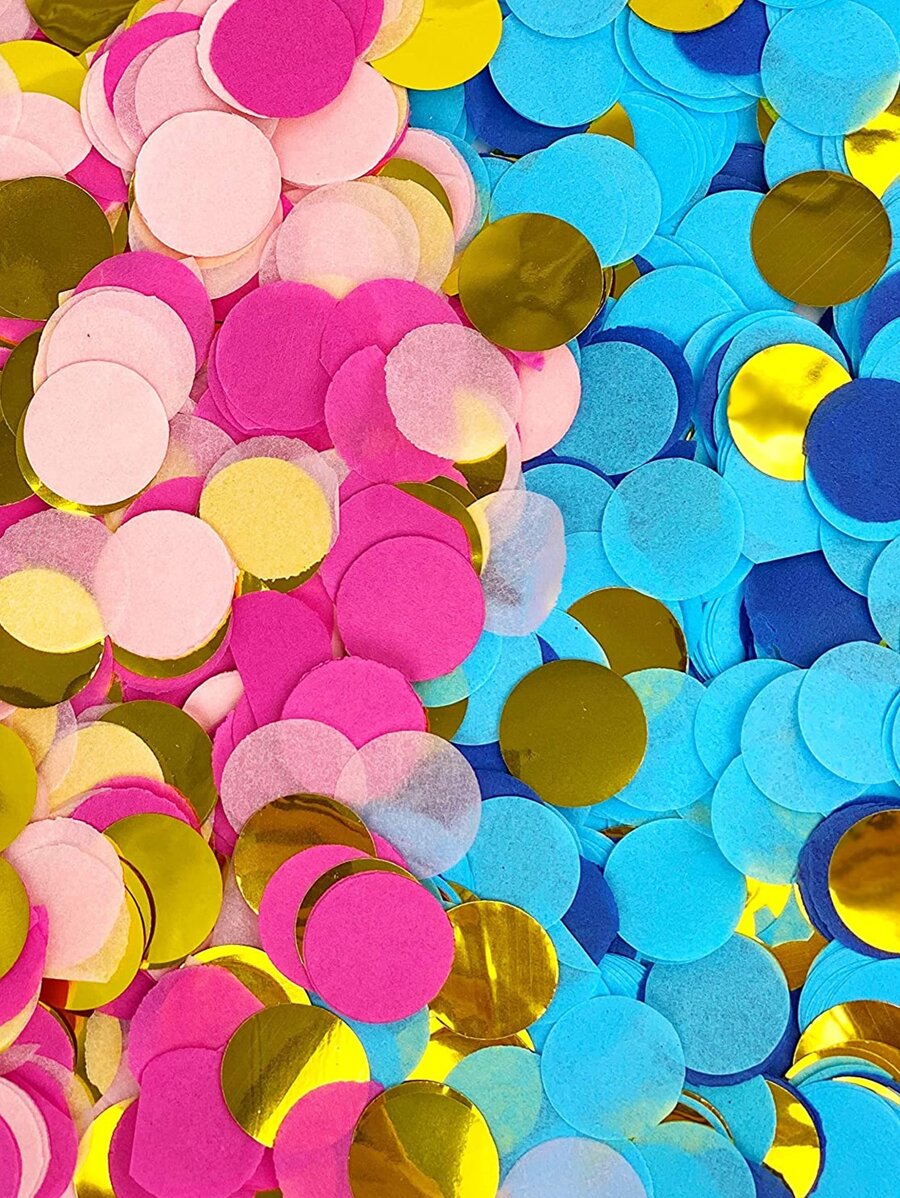 1pack Round Throwing Confetti, Paper Table Decoration Confetti For ...