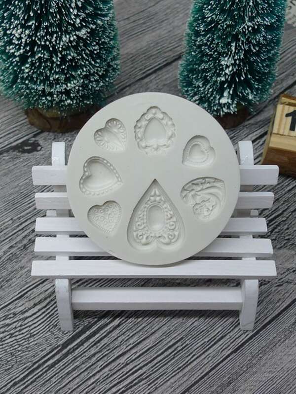 1pc Heart Shaped Silicone Mold | SHEIN USA