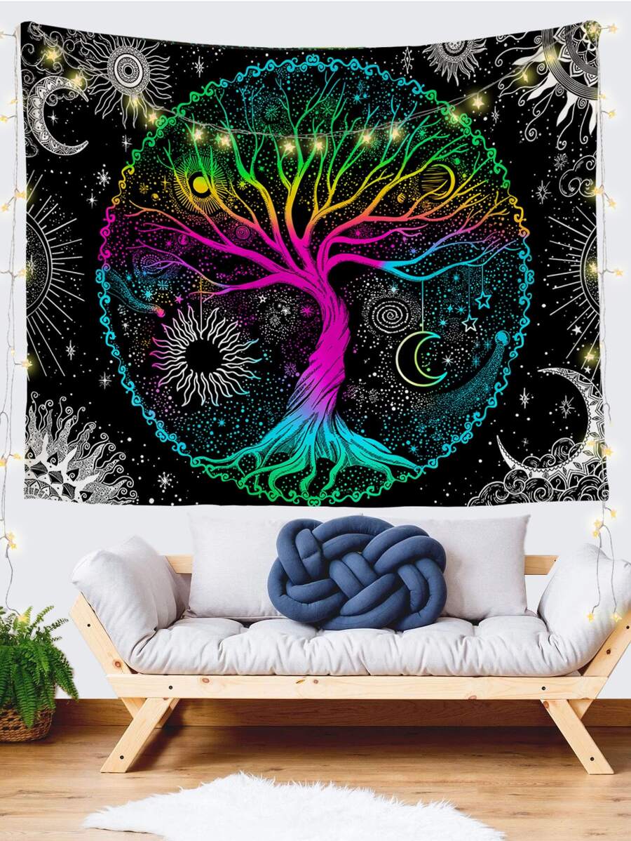 Abstract Tree Pattern Tapestry | SHEIN USA