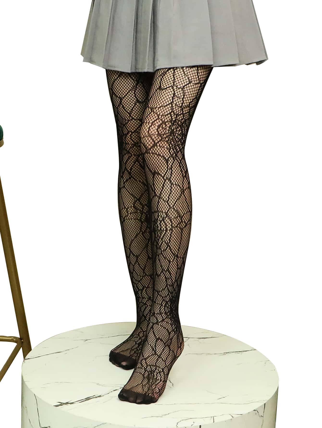 Spider Web Pattern Fishnet Tights | SHEIN USA