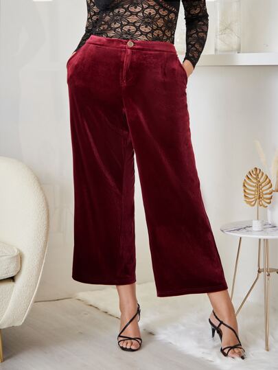 Search velvet pants | SHEIN UK