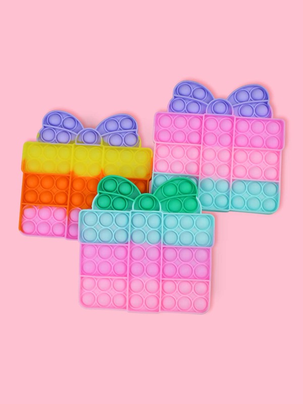 1pc Gift Box Shaped Random Simple Dimple Fidget Toy | SHEIN