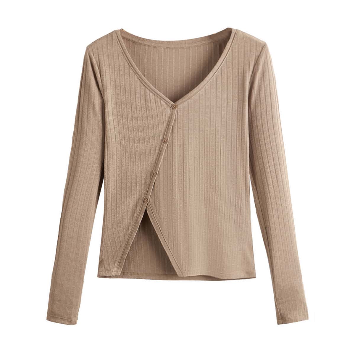 SHEIN Recycled Polyester Asymmetrical Hem T-Shirt | SHEIN USA