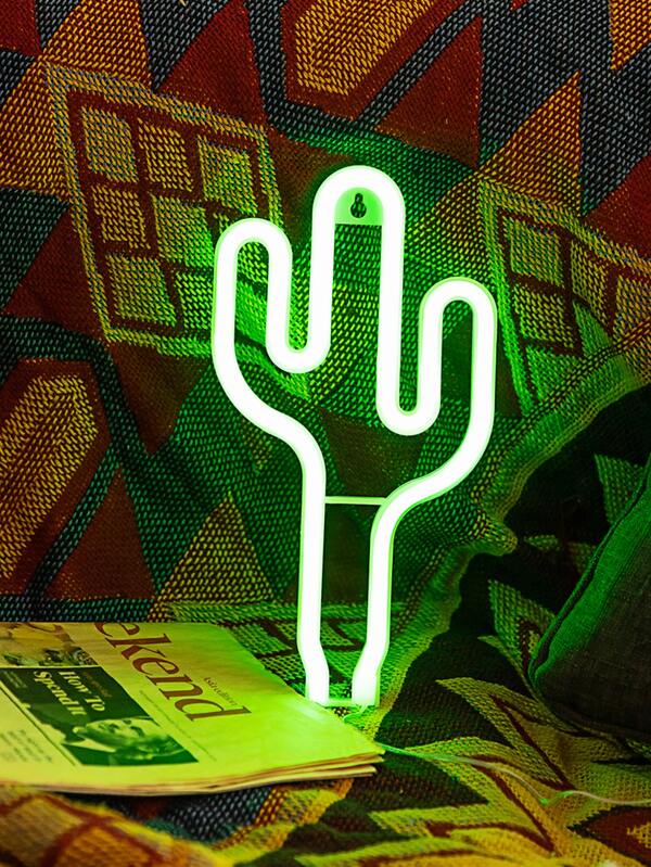Cactus Shaped Neon Light | SHEIN USA