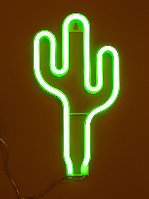 Cactus Shaped Neon Light | SHEIN USA