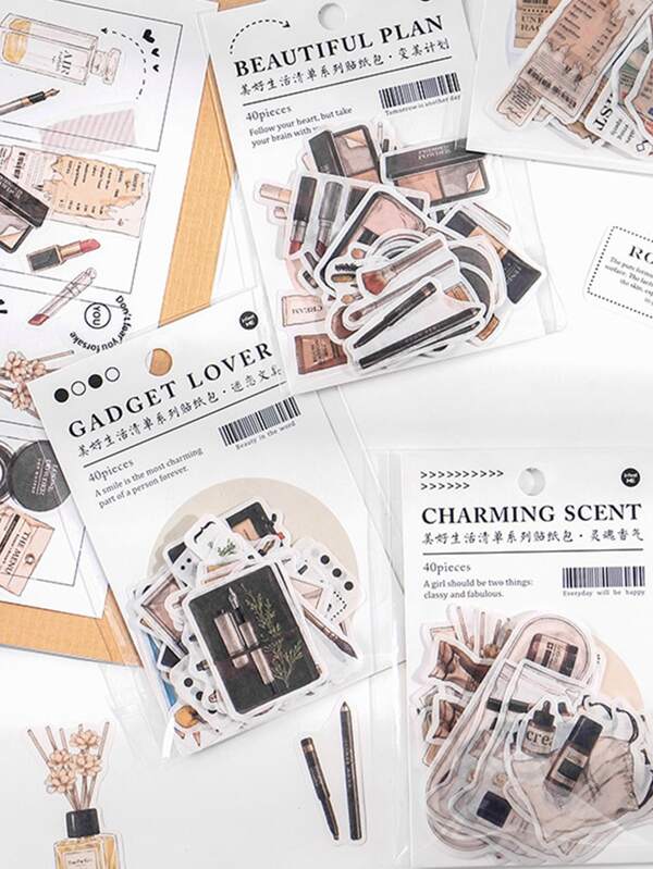 40pcs Mixed Pattern Random Sticker | SHEIN USA