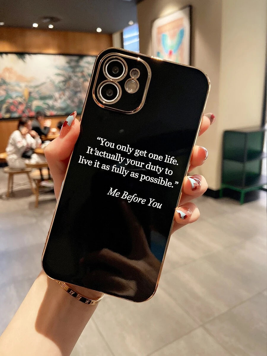 Slogan Graphic Phone Case | SHEIN USA