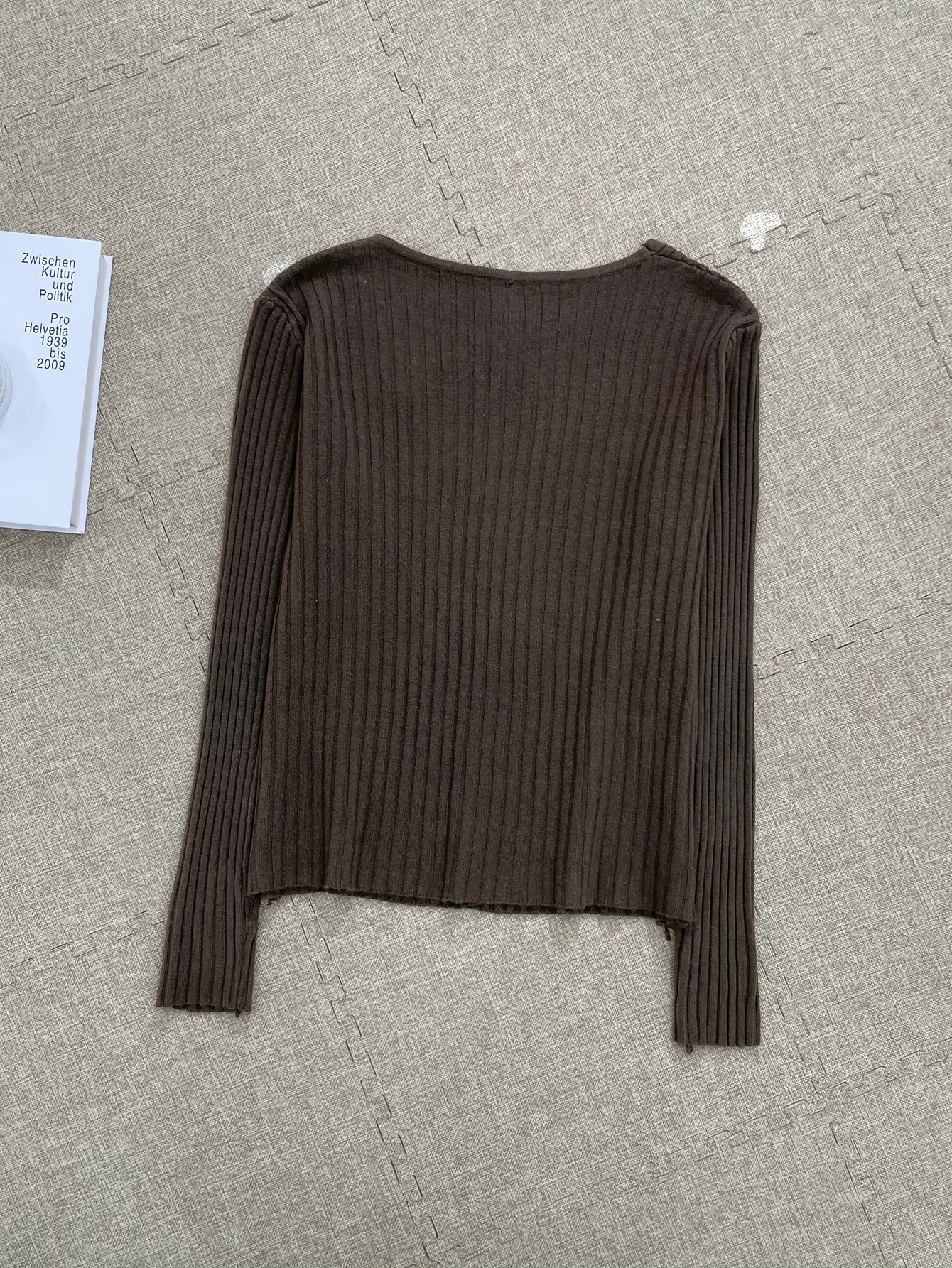 Honeyspot Solid Button Front Ribbed Cardigan Shein Usa