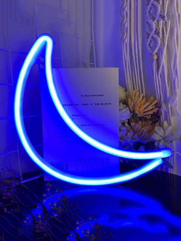 Moon Shaped Neon Light for Sale Australia| New Collection Online| SHEIN ...