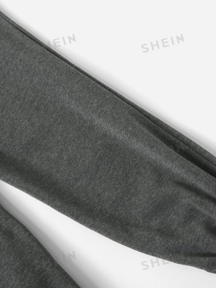 SHEIN EZwear Plus 3pcs Drawstring Waist Slant Pockets Sweatpants ...