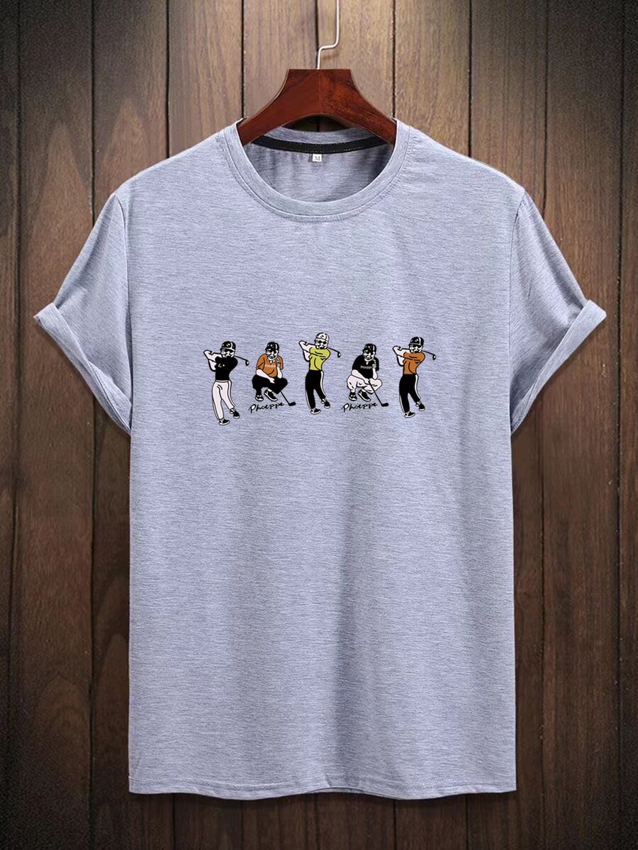Manfinity Men Letter & Figure Graphic Tee | SHEIN USA