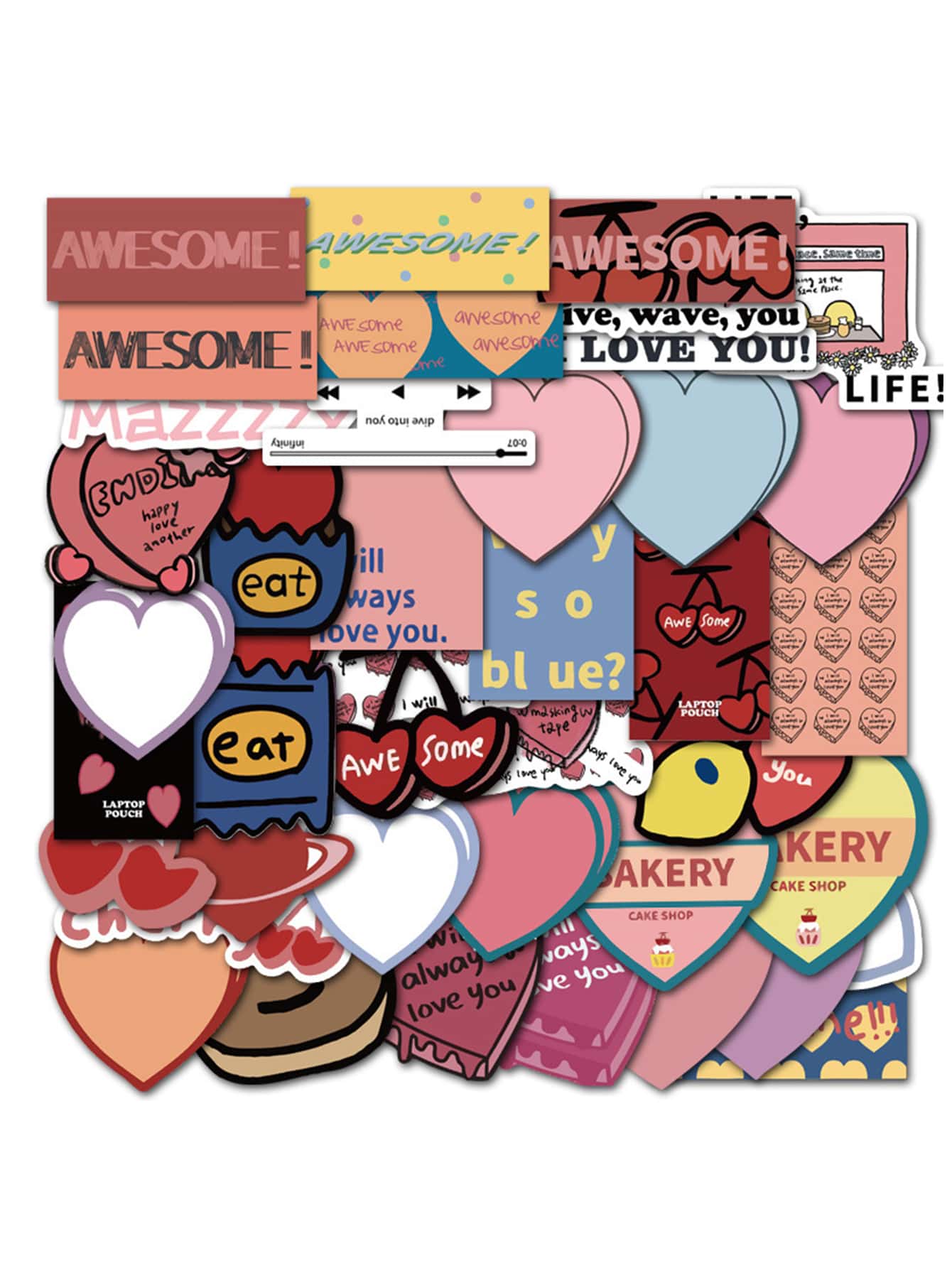 Heart Pattern Sticker | SHEIN USA
