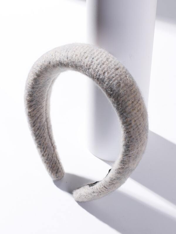 Solid Fuzzy Headband | SHEIN USA